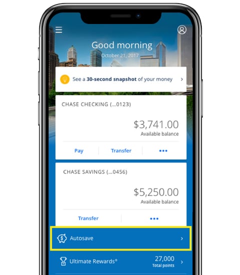 Chase Automatic Savings Account Plan | Checking | Chase.com