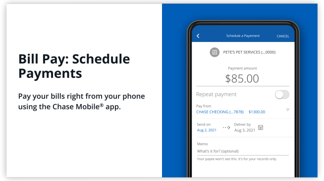 Chase Pay Online Bill Payment